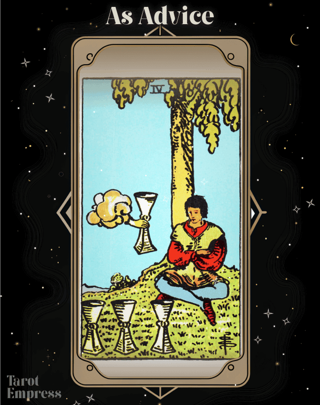 Four Of Cups Advice Upright And Reversed Interpretations