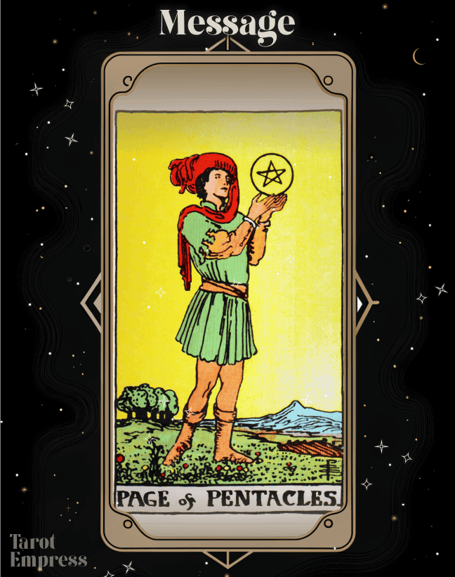 Page of Pentacles Message [What It Truly Signifies for You]