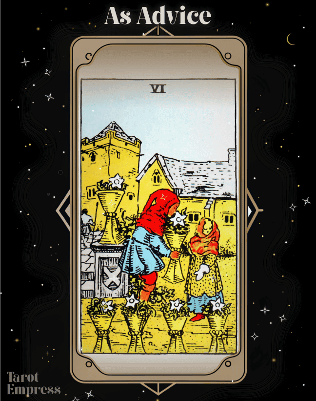 Six Of Cups Advice Upright And Reversed Interpretations