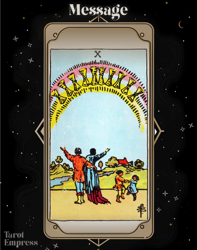 10 of Cups Message [What It Truly Signifies for You]