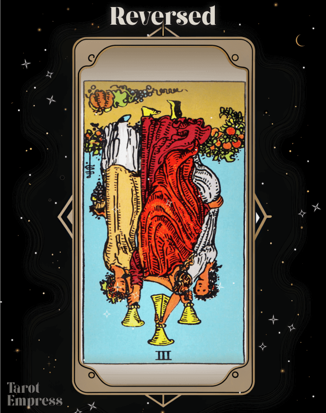 3 of Cups Reversed [What It Really Means for You]