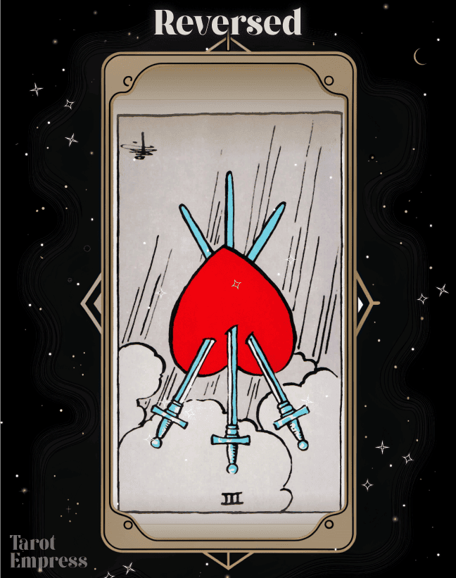 3 of Swords Reversed [What It Really Means for You]